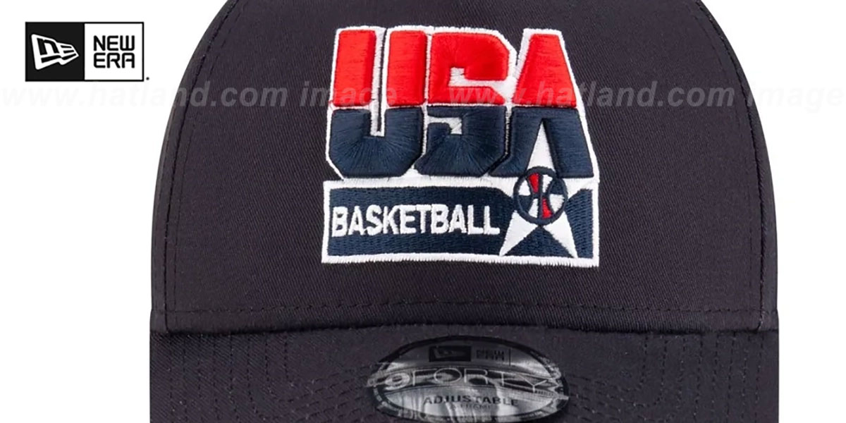 USA Basketball A-FRAME SNAPBACK Navy Hat by New Era