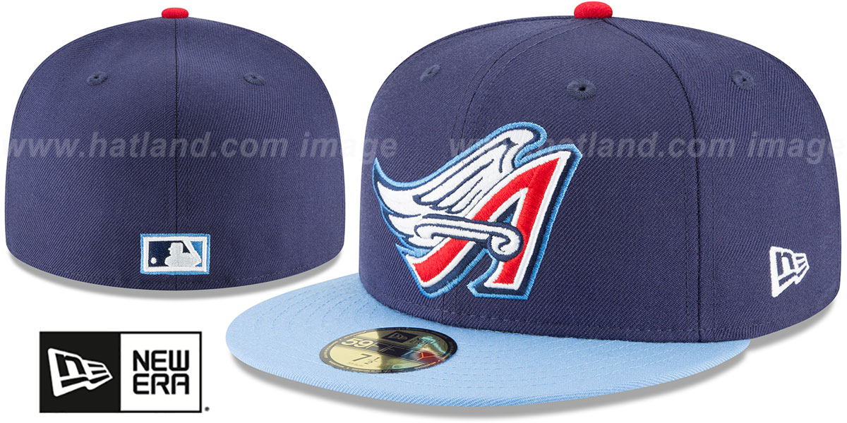 Anaheim Los Angeles Angels 1997 TURN-BACK-THE-CLOCK Fitted Hat