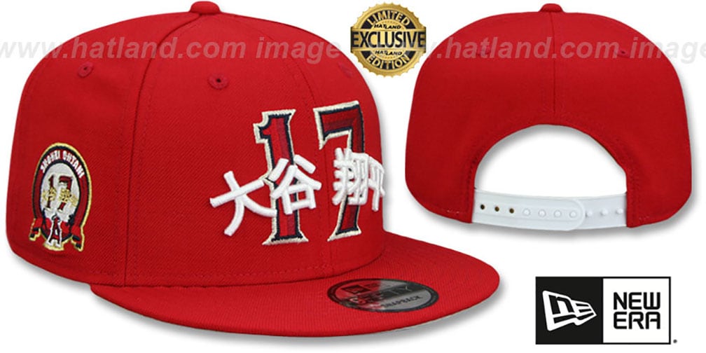 Los Angeles Angels OHTANI 17 SNAPBACK Red Hat by New Era