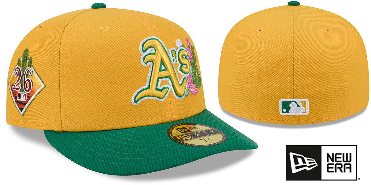 Oakland Athletics 2026 PRECURVED SPRING TRAINING Fitted Hat