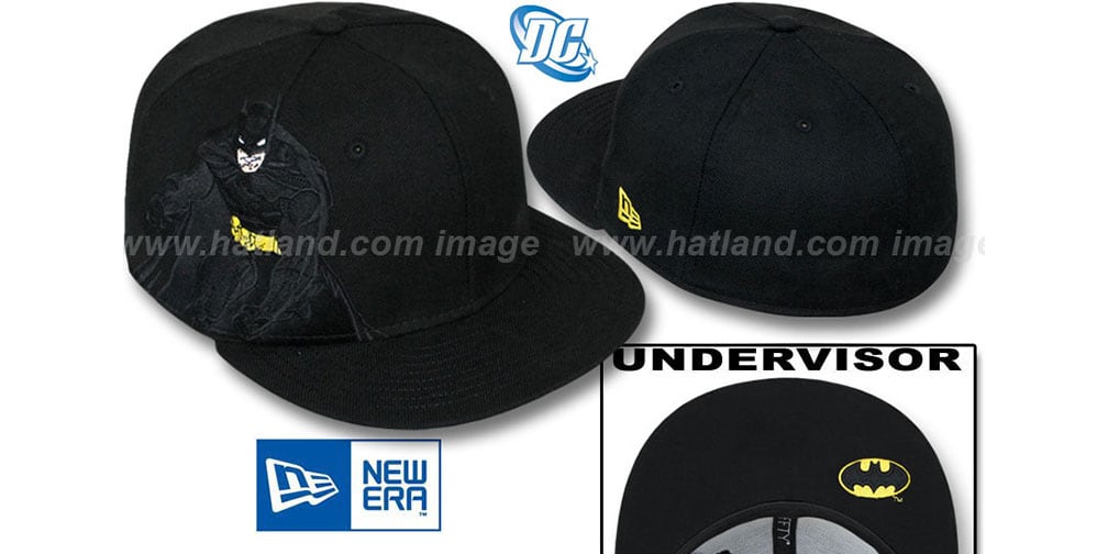 Batman BIG-SIDE Black Fitted Hat by New Era