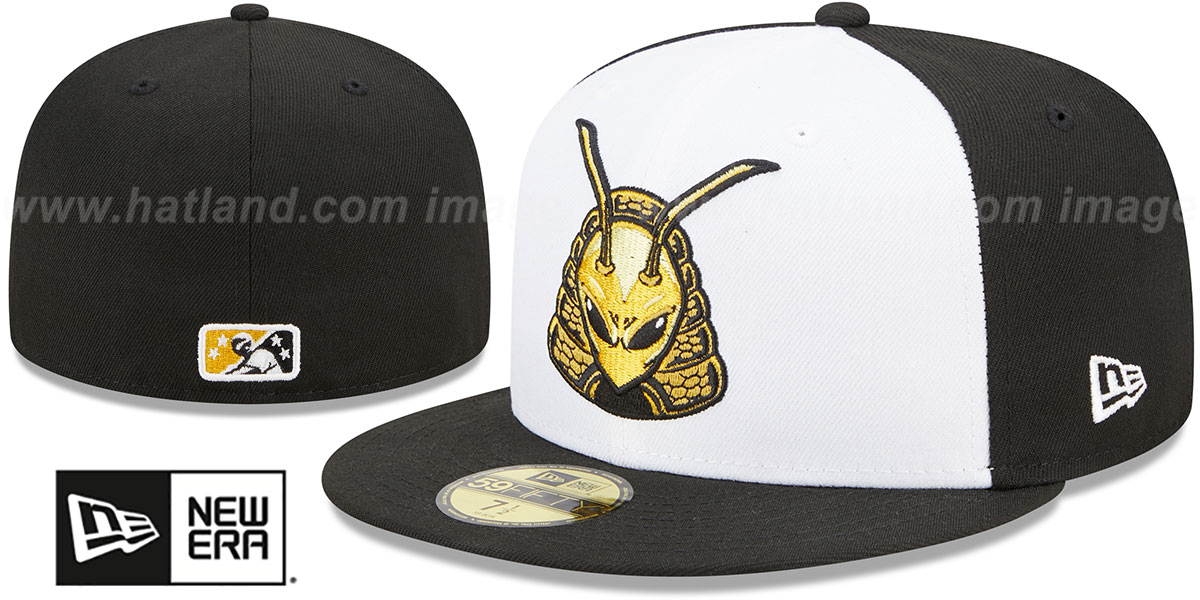 Salt Lake Bees MILB MARVEL DEFENDERS White-Black Fitted Hat