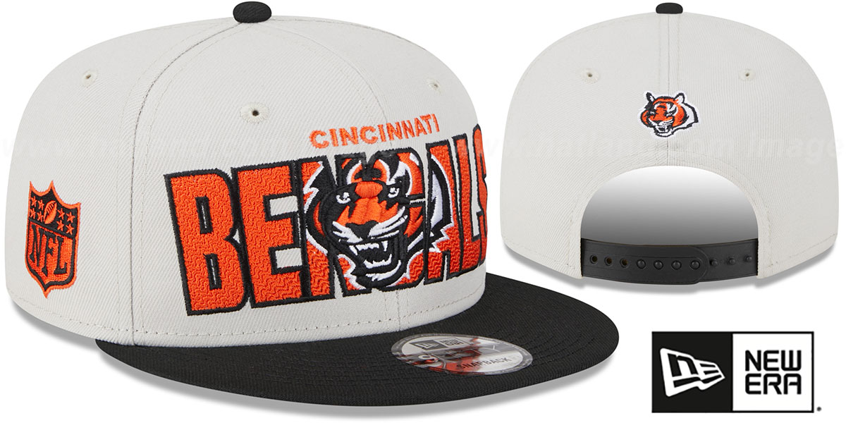 Cincinnati Bengals 2023 NFL DRAFT SNAPBACK Stone-Black Hat