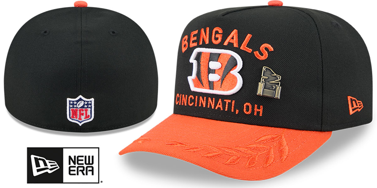 Cincinnati Bengals 2025 NFL DRAFT ONSTAGE A-FRAME Black-Orange Fi