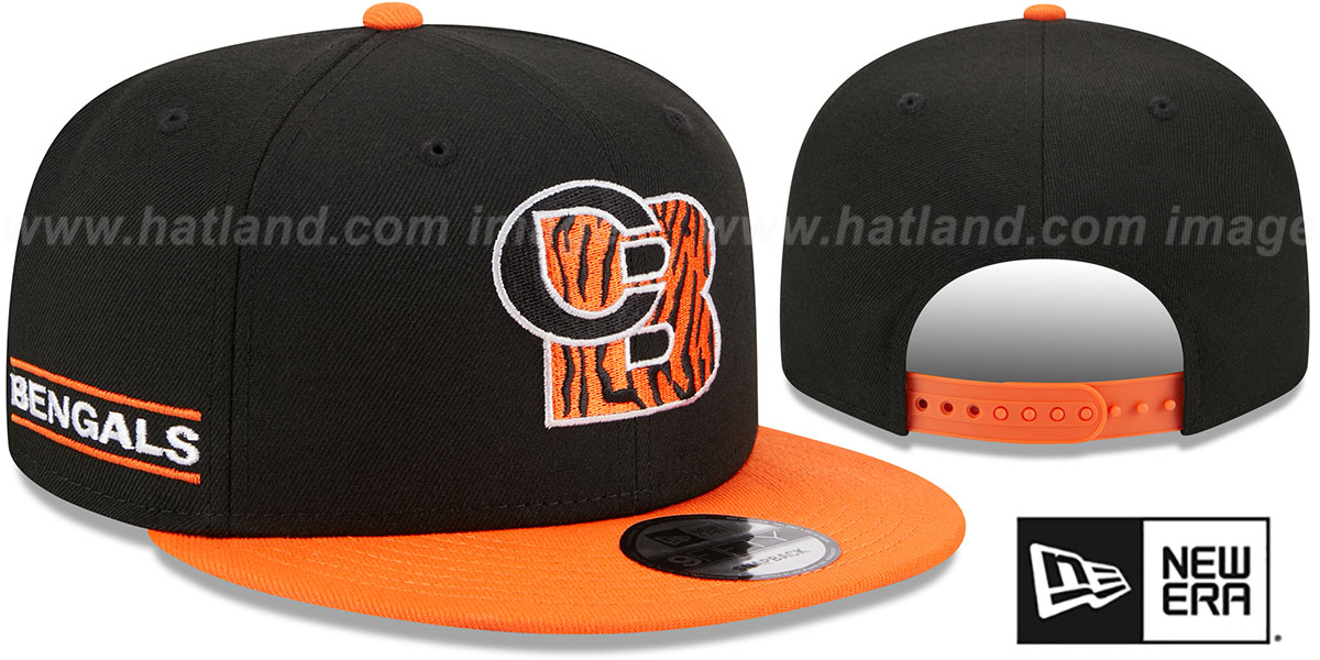 Chicago Bengals NFL LIGATURE SNAPBACK Black-Orange Hat