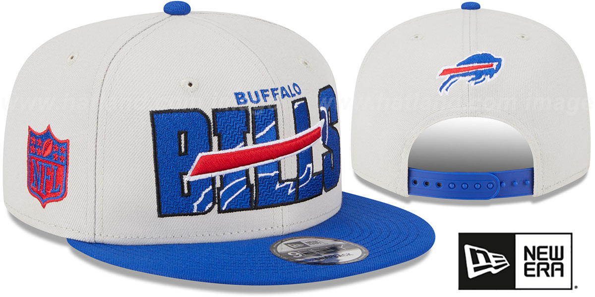 Buffalo Bills 2023 NFL DRAFT SNAPBACK Stone-Royal Hat