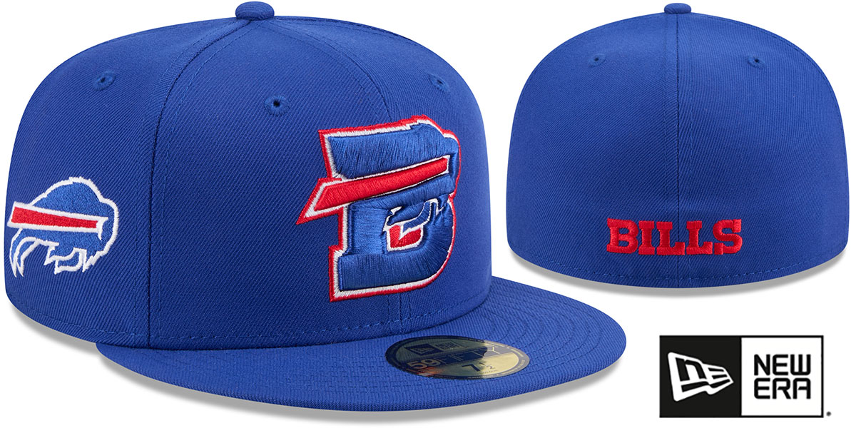 Buffalo Bills DECEPTOR Royal Fitted Hat by New Era