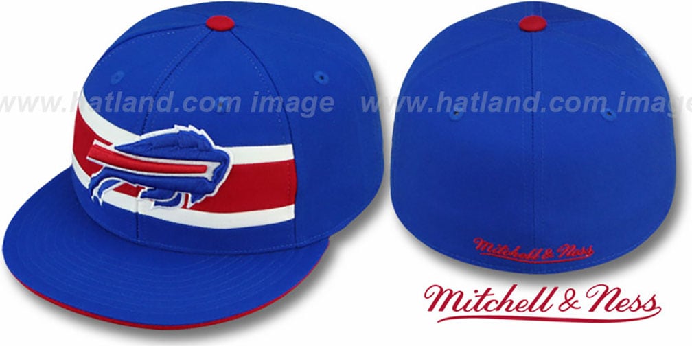 Buffalo Bills THROWBACK TIMEOUT Royal Fitted Hat