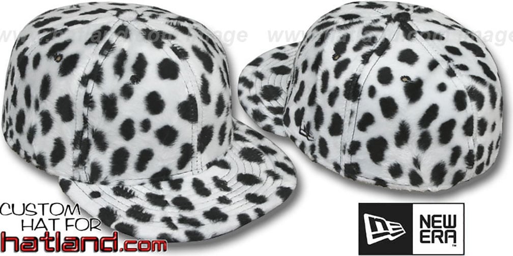 Blank DALMATION PIMPIN-FUR White Fitted Hat by New Era