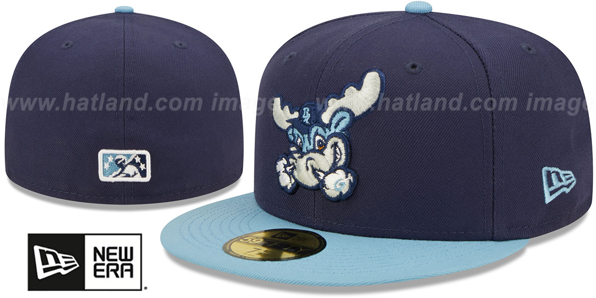 Wilmington Blue Rocks MILB ONFIELD ROAD Navy-Sky Fitted Hat