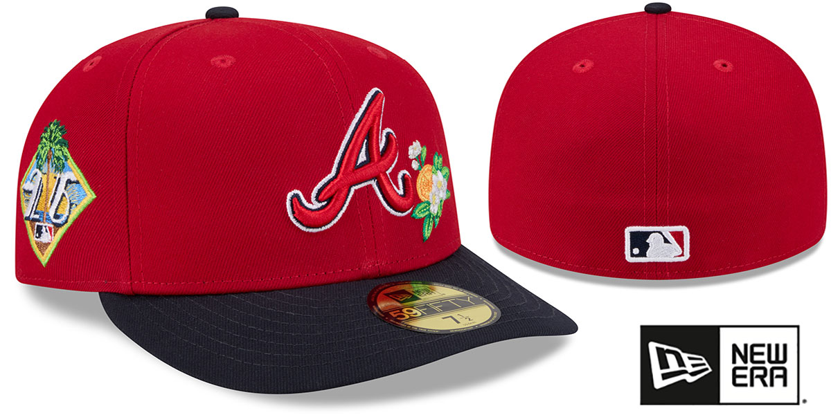Atlanta Braves 2026 PRECURVED SPRING TRAINING Fitted Hat