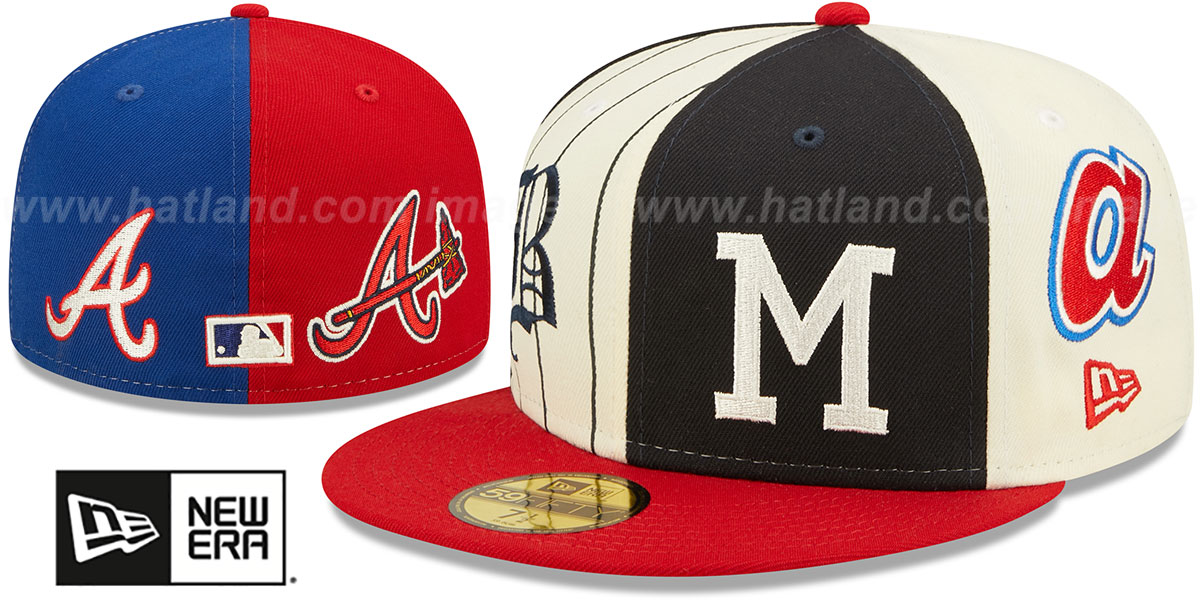 Atlanta Braves EVOLUTION PINWHEEL Fitted Hat by New Era