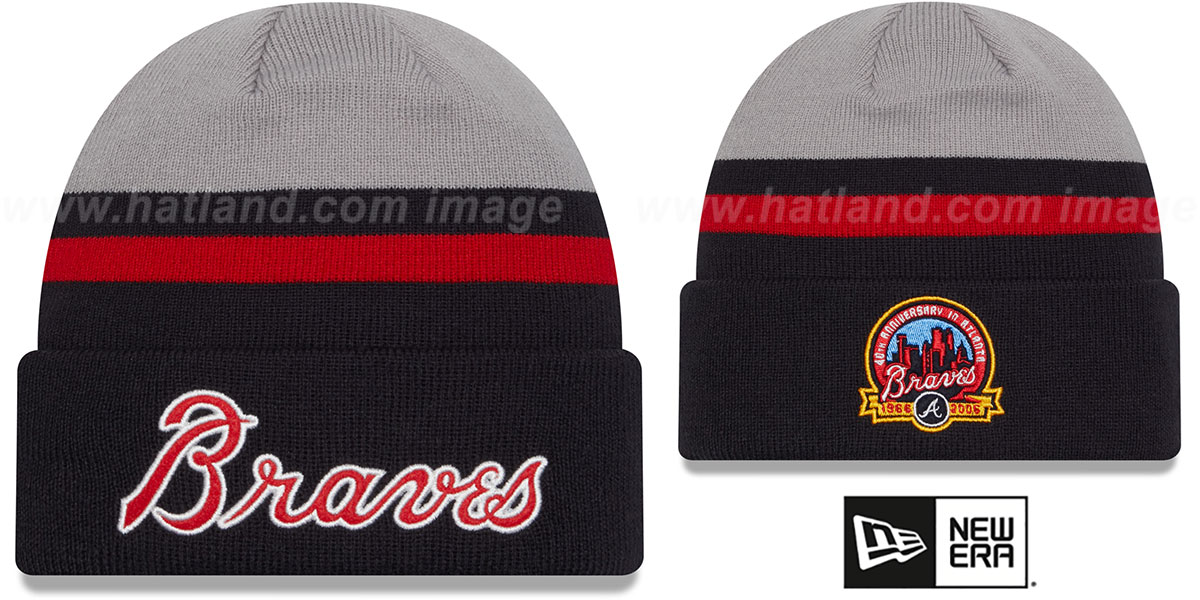 Atlanta Braves RETRO-CUFF Knit Beanie by New Era