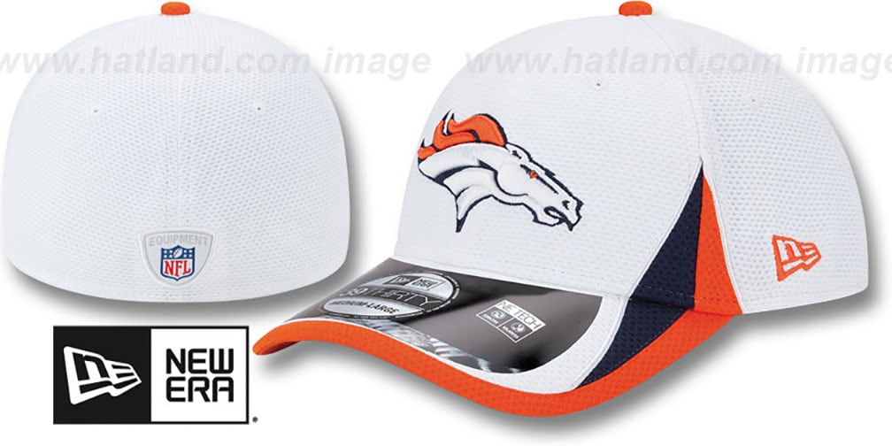 Denver Broncos 2013 NFL TRAINING FLEX White Hat by New Era