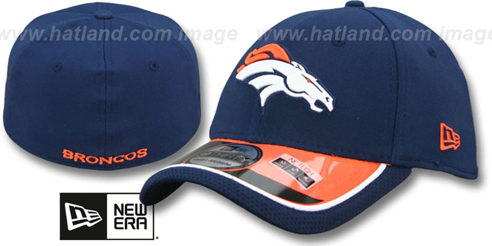 Denver Broncos 2014 NFL STADIUM FLEX Navy Hat by New Era
