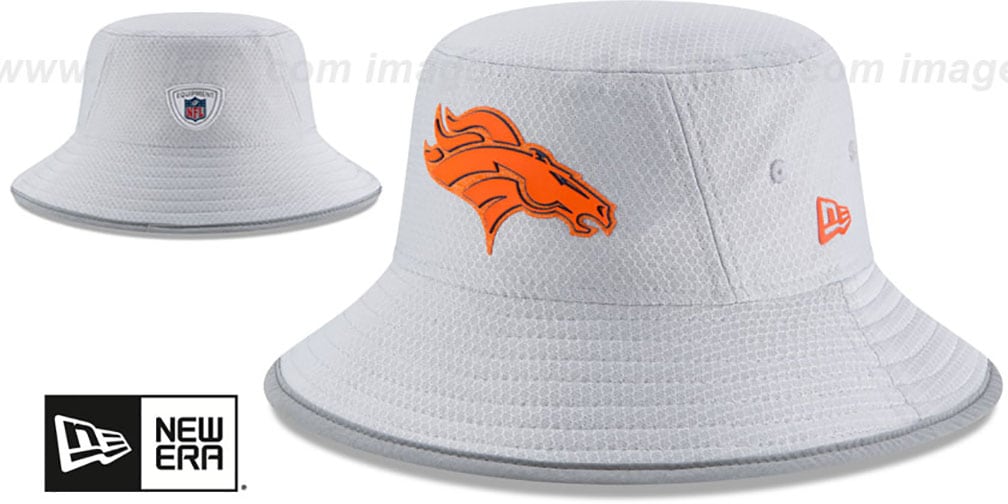 Denver Broncos 2018 NFL TRAINING BUCKET Grey Hat by New Era