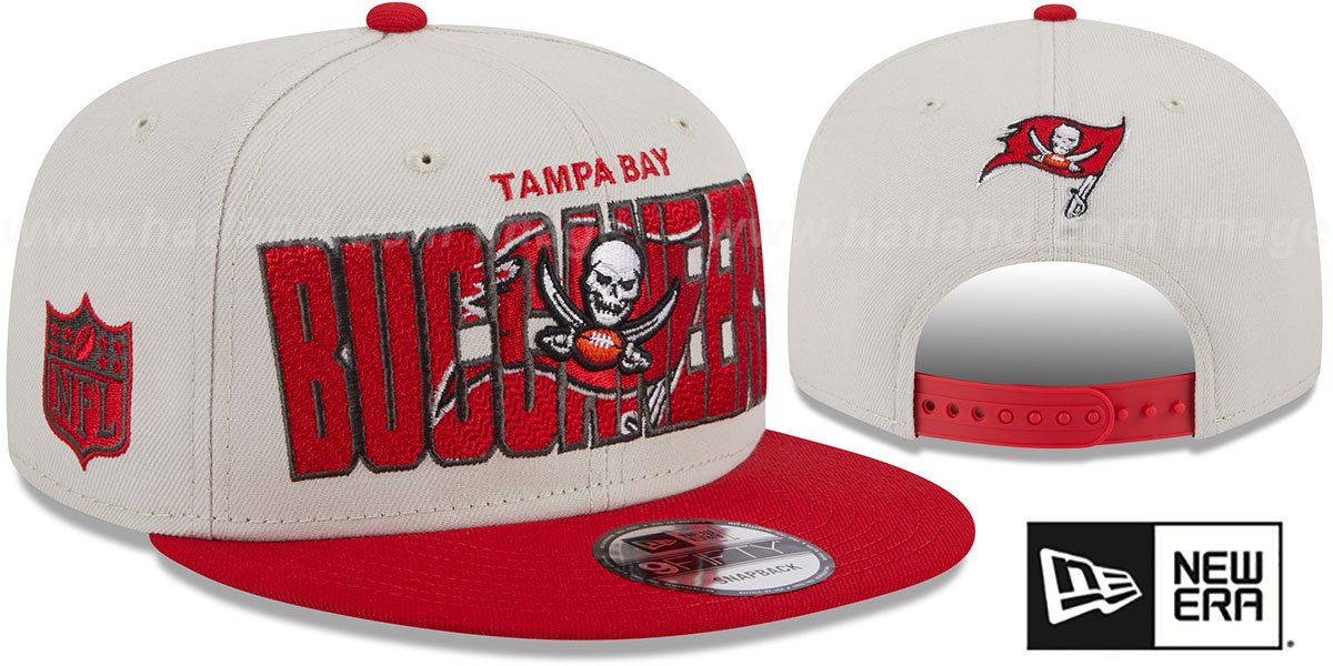 Tampa Bay Buccaneers 2023 NFL DRAFT SNAPBACK Stone-Red Hat