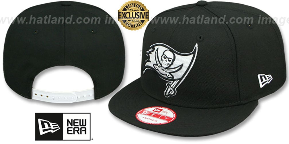 Tampa Bay Buccaneers TEAM-BASIC SNAPBACK Black-White Hat