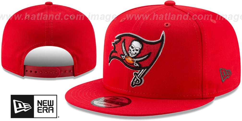 Tampa Bay Buccaneers TEAM-BASIC SNAPBACK Red Hat by New Era