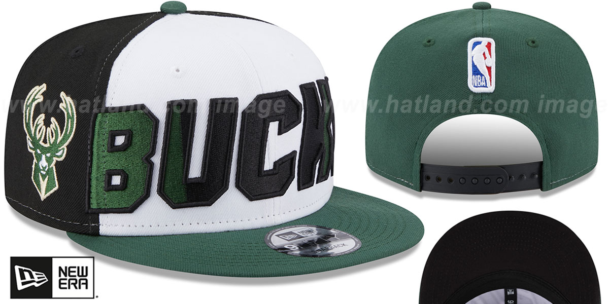 Milwaukee Bucks COLOR BLOCK BACK HALF SNAPBACK Hat