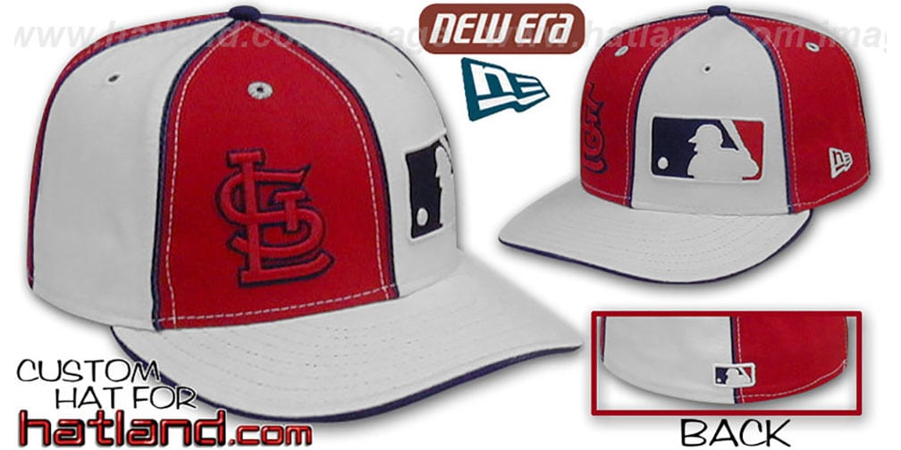 St. Louis Cardinals DOUBLE WHAMMY Red-White Fitted Hat