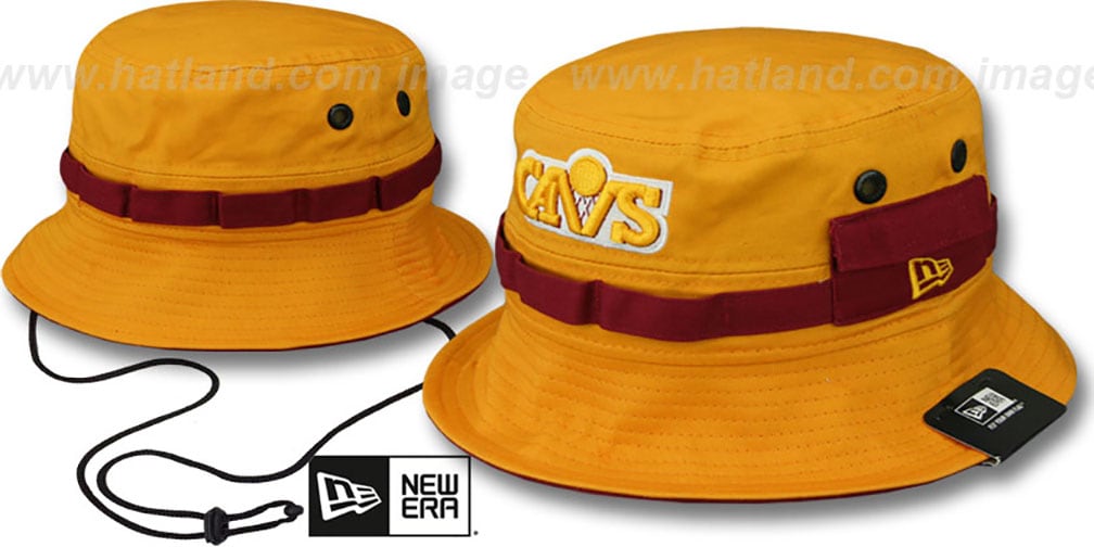 Cleveland Cavaliers ADVENTURE Gold Bucket Hat by New Era