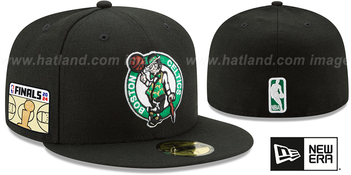 Boston Celtics 2024 FINALS Black Fitted Hat by New Era