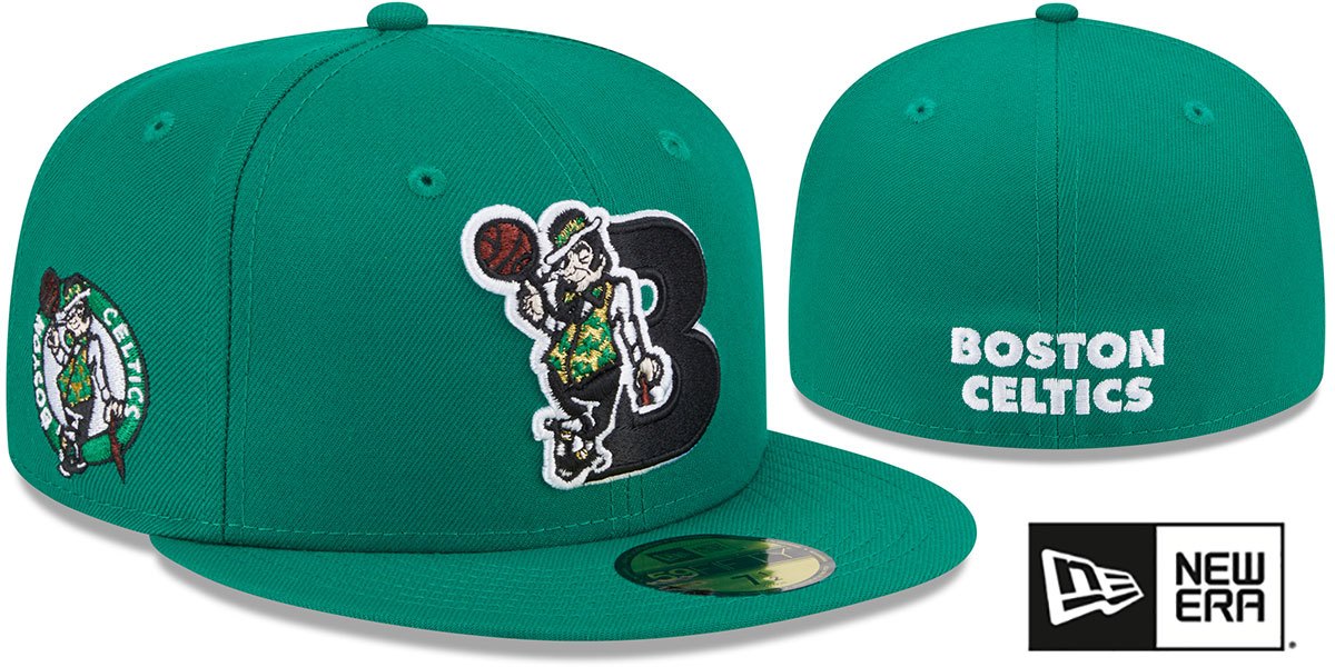 Boston Celtics DECEPTOR Kelly Fitted Hat by New Era