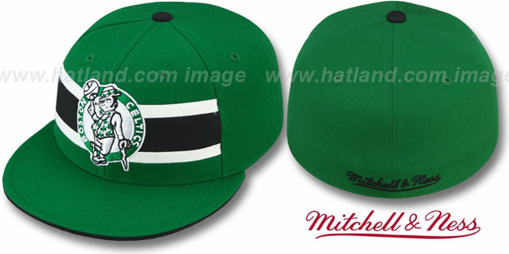 Boston Celtics HARDWOOD TIMEOUT Green Fitted Hat