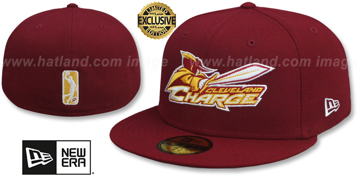 Cleveland Charge NBA G-LEAGUE Burgundy Fitted Hat by New Era