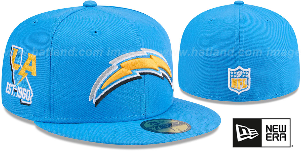 Los Angeles Chargers 2024 NFL DRAFT Blue Fitted Hat