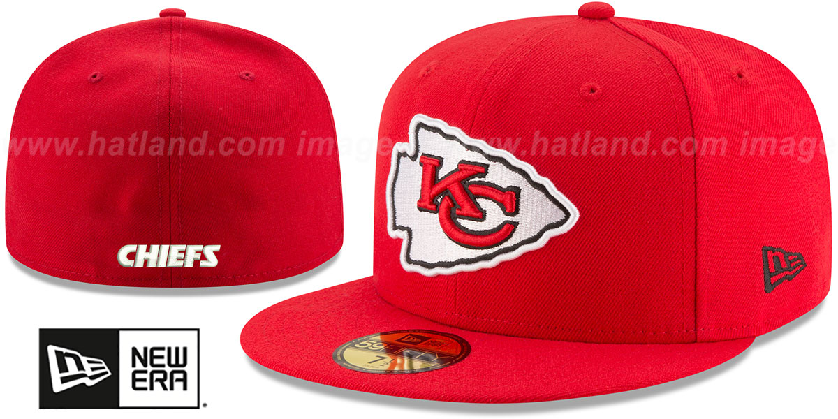 Kansas City Chiefs NFL TEAM-BASIC Red Fitted Hat by New Era