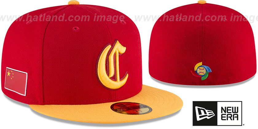 China PERFORMANCE WBC-2 Red-Gold Hat by New Era