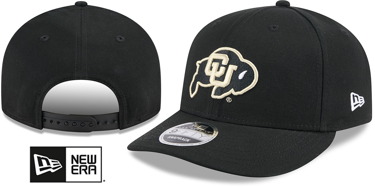 Colorado LOW-CROWN TEAM-BASIC SNAPBACK Black Hat by New Era