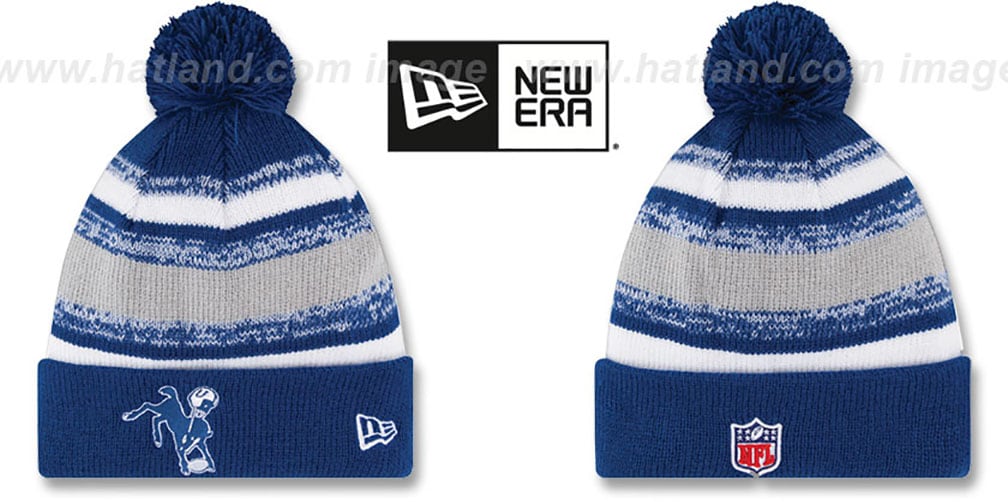 Colts 2014 THROWBACK STADIUM Knit Beanie Hat by New Era