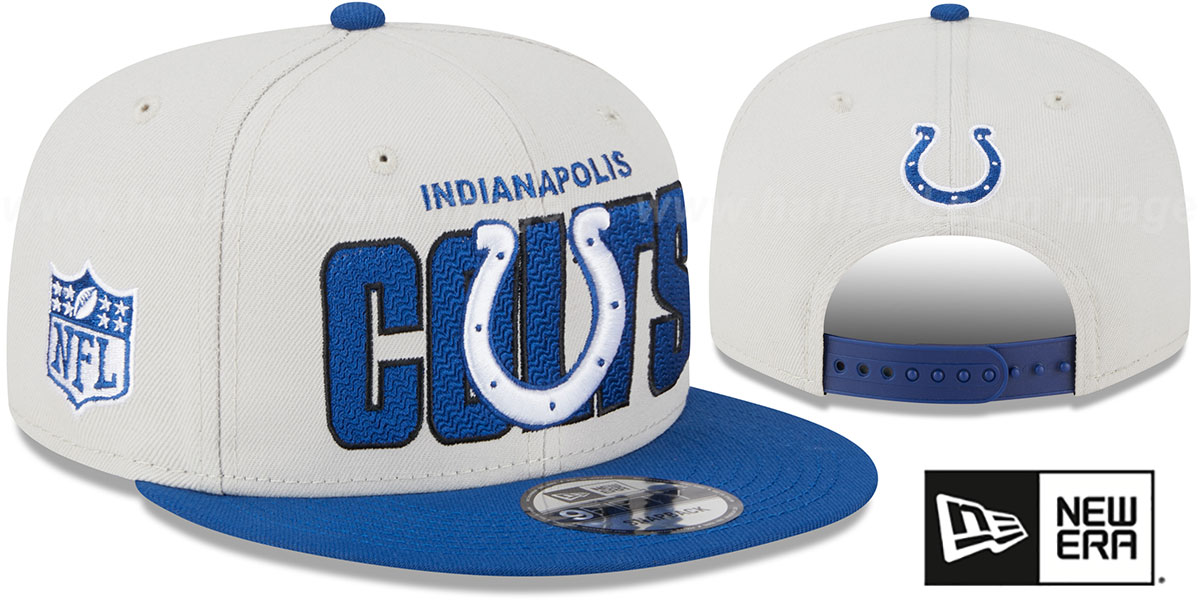Indianapolis Colts 2023 NFL DRAFT SNAPBACK Stone-Royal Hat