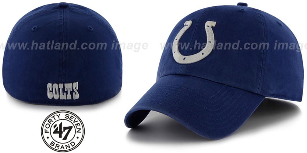 Indianapolis Colts NFL FRANCHISE Royal Hat by 47 Brand