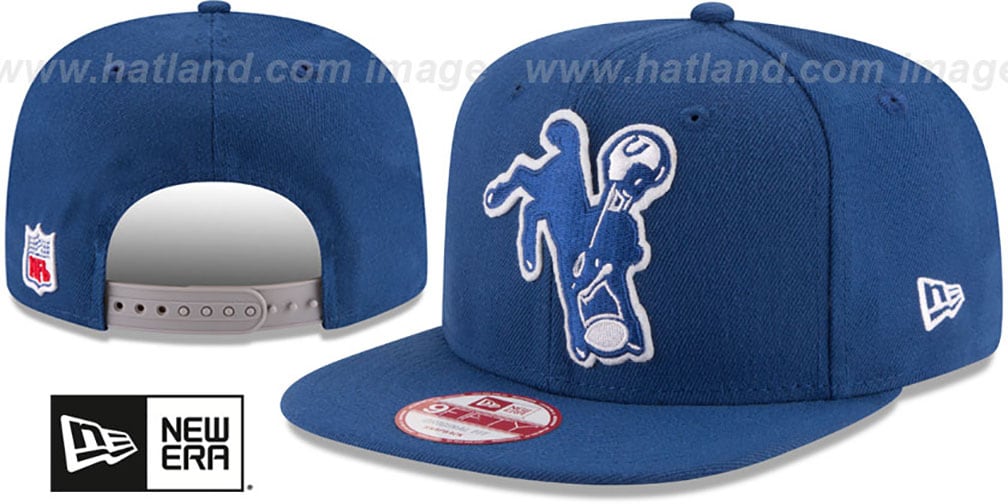 Baltimore Colts RETRO-BASIC SNAPBACK Royal Hat by New Era