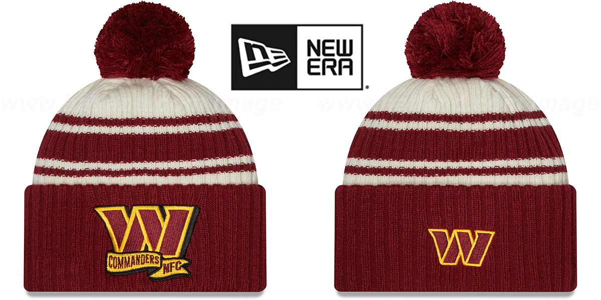 Washington Commanders 2022 NFL SIDELINE Knit Beanie Hat