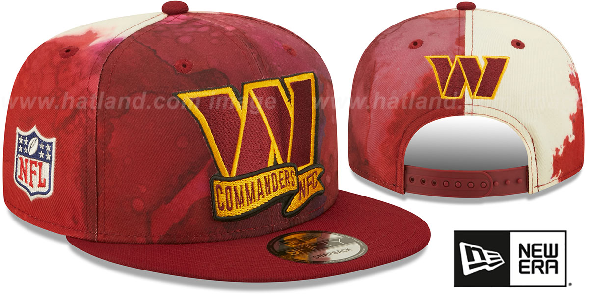 Washington Commanders 2022 NFL SIDELINE TIE-DYE SNAPBACK Hat