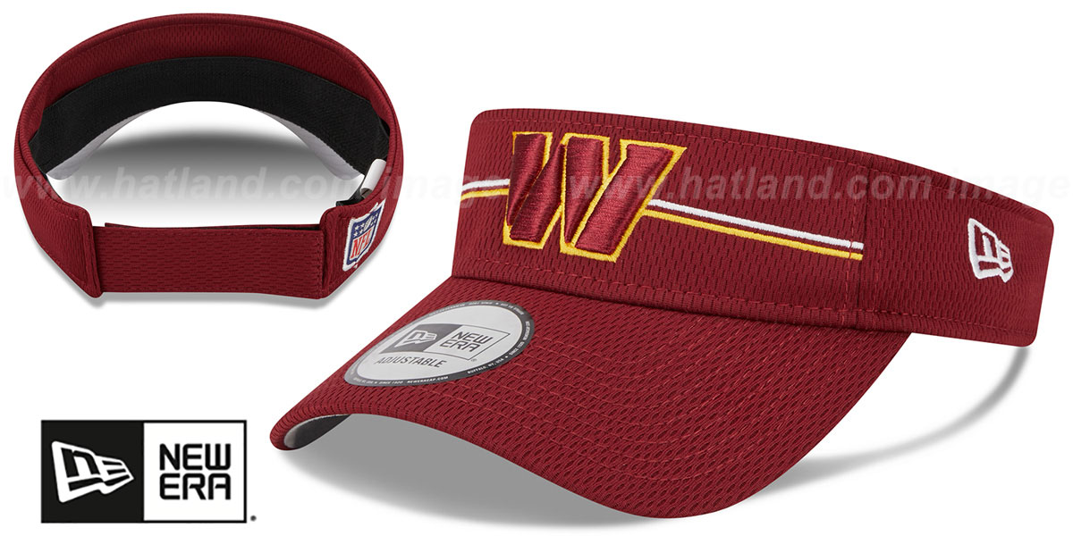 Washington Commanders 2023 NFL TRAINING CAMP VISOR Burgundy