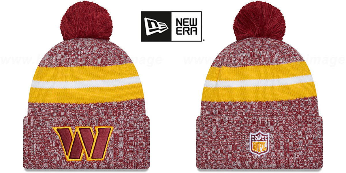 Washington Commanders 2023 SIDELINE Knit Beanie Hat