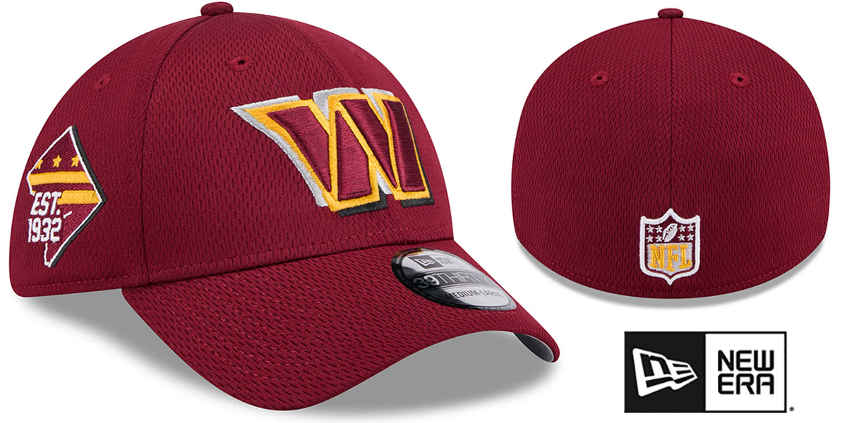 Washington Commanders 2024 NFL DRAFT FLEX Hat by New Era