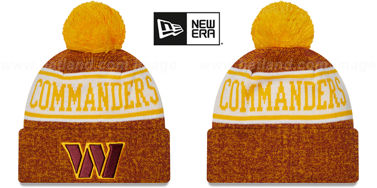 Washington Commanders BANNER Knit Beanie Hat by New Era