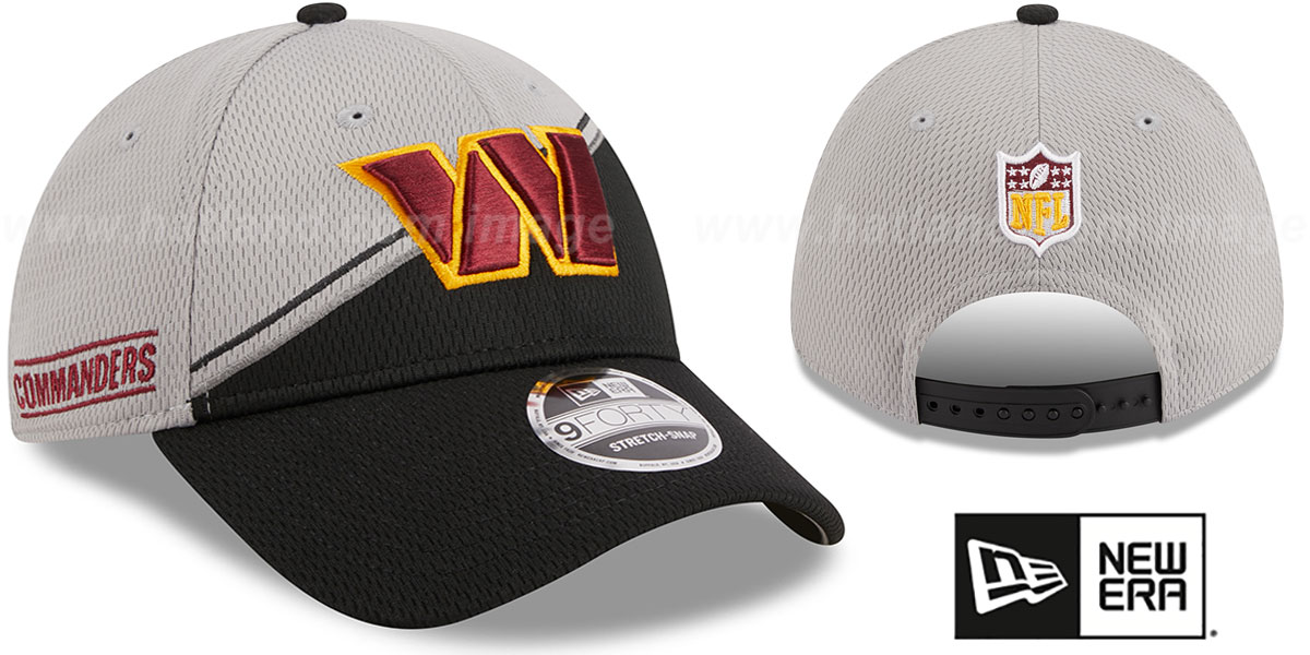 Washington Commanders DASHMARK SIDELINE SNAPBACK Grey-Black Hat