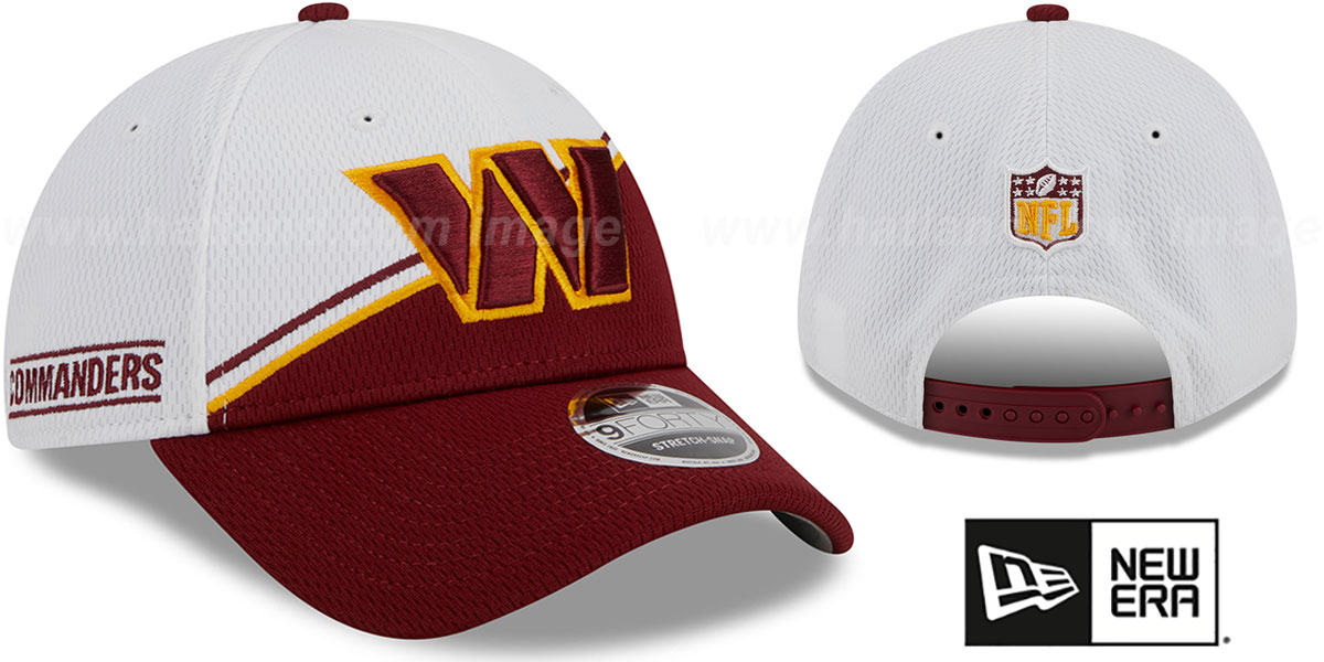 Washington Commanders DASHMARK SIDELINE SNAPBACK White-Burgundy H