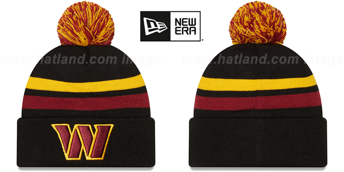 Washington Commanders FRESH STRIPED Knit Beanie Hat