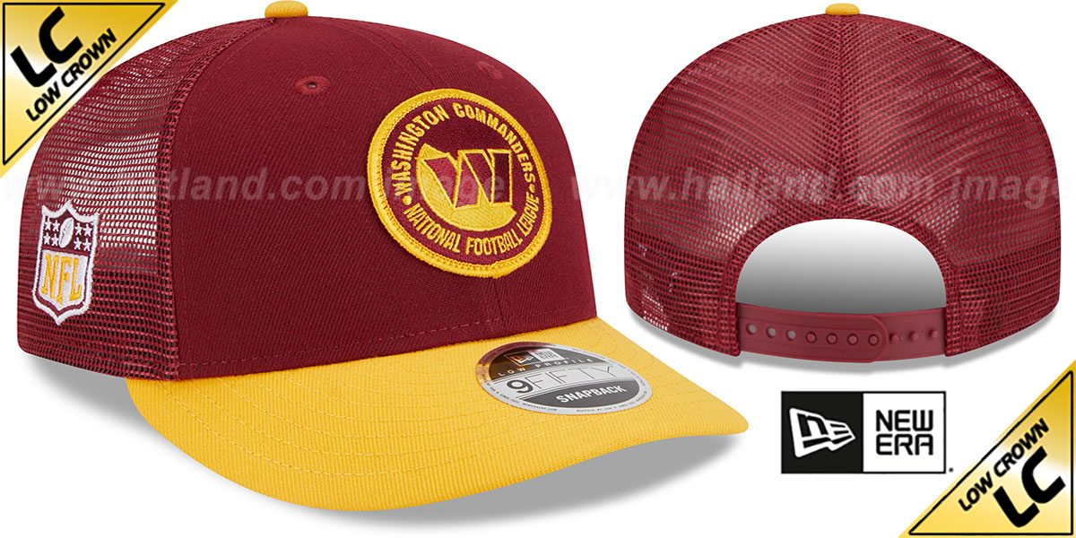 Washington Commanders LP TRUCKER SIDELINE SNAPBACK Burgundy-Gold