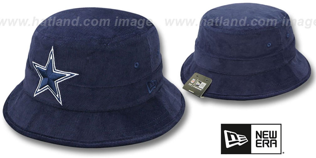 Dallas Cowboys CODUROY BUCKET Navy Hat by New Era