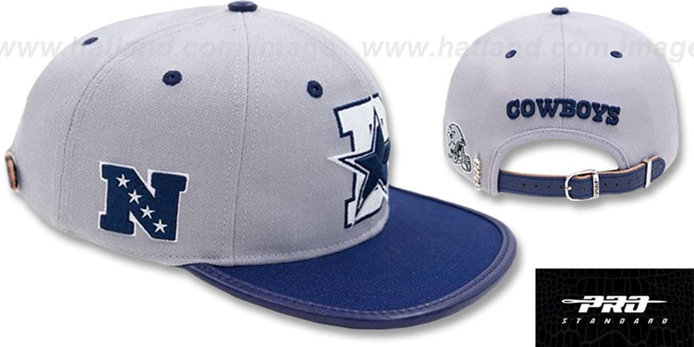 Dallas Cowboys D-STAR STRAPBACK Grey-Navy Hat